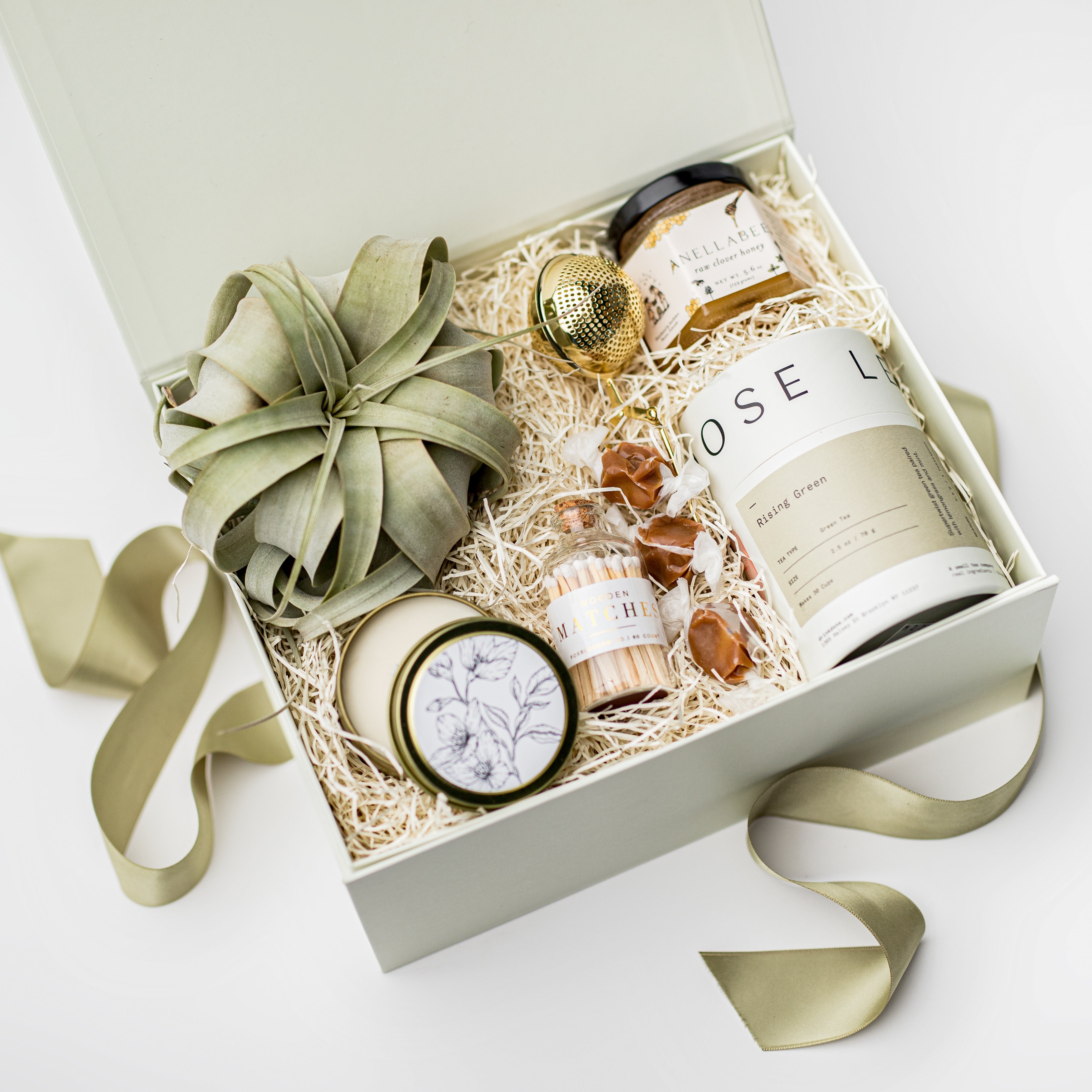 Green & Gold | Custom Curated Gift Boxes – Foxblossom Co.