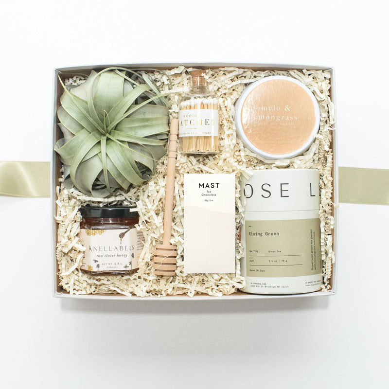 Green & Gold | Custom Curated Gift Boxes - Foxblossom Co.