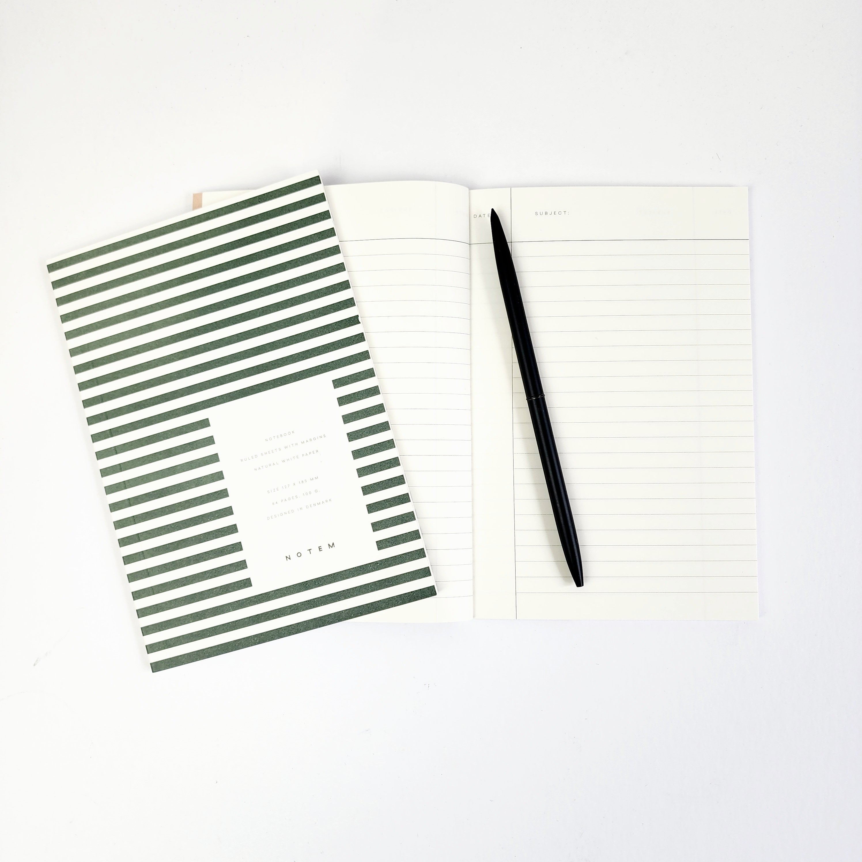 Notem Medium Softcover Notebook - Dark Green – Foxblossom Co.