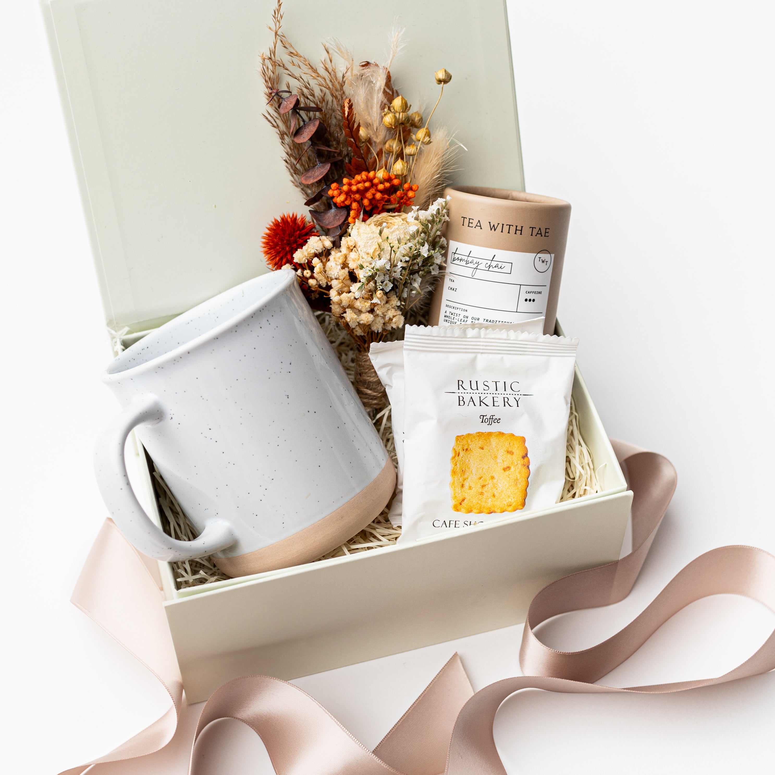 Chai Tea Time Gift Box with Mug & Shortbread | Foxblossom – Foxblossom Co.