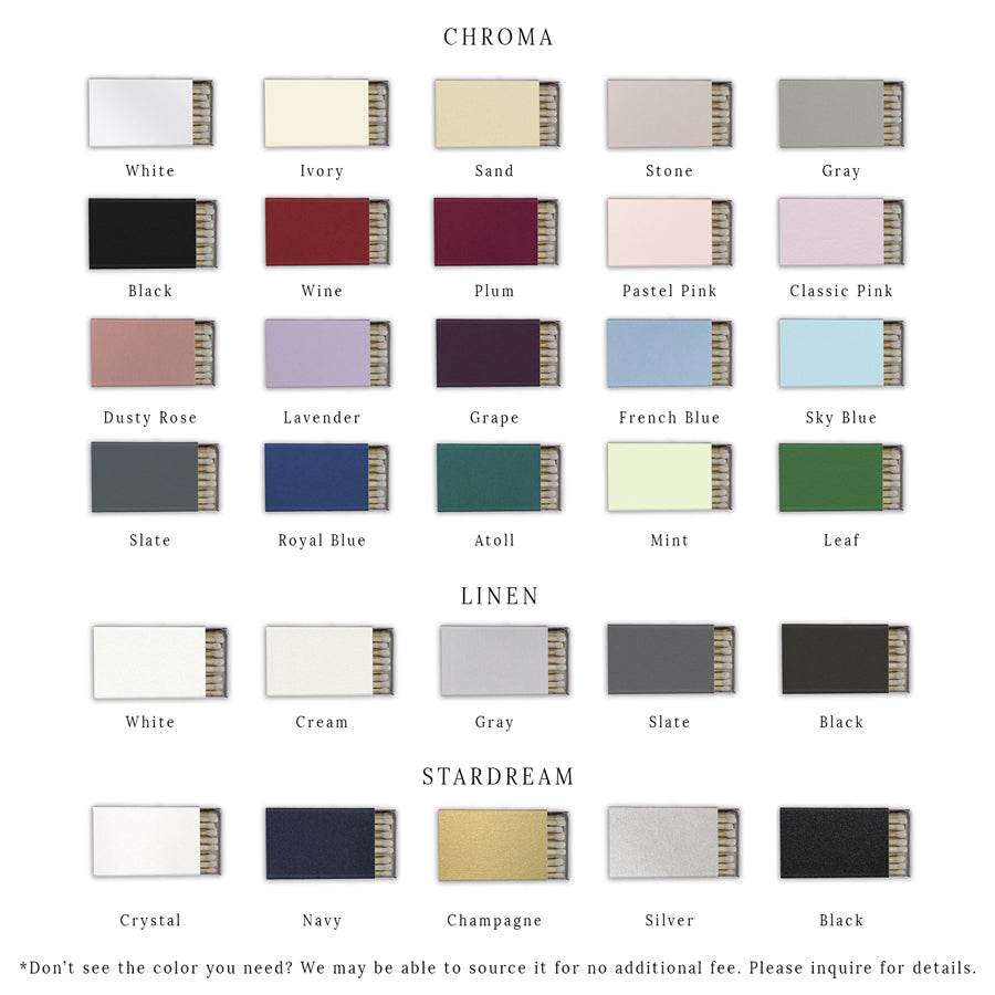 Mr. & Mrs. Custom Matches - Foxblossom Co.