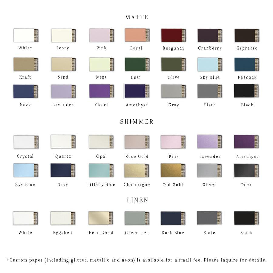 Perfect Match Custom Matches - Foxblossom Co.