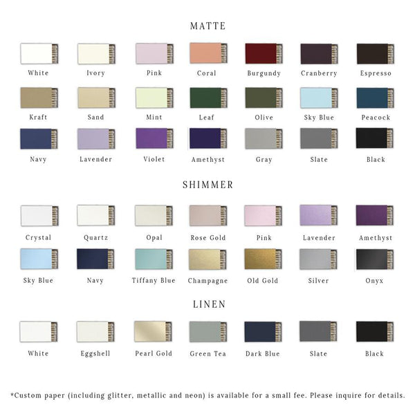 Perfect Match Custom Matches - Foxblossom Co.